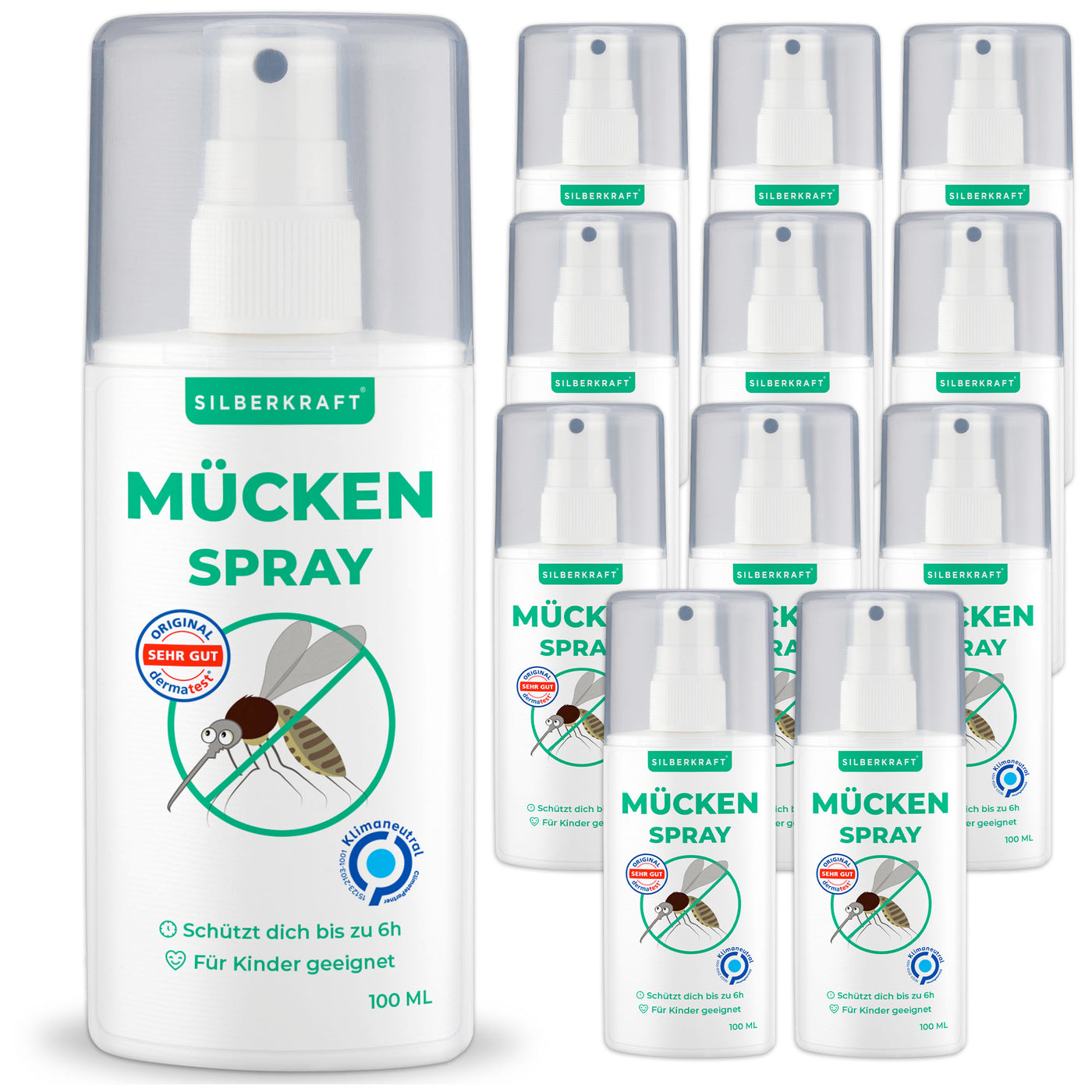 Mückenspray 100ml - Effektive Abwehr von Mücken und Moskitos — Silberkraft
